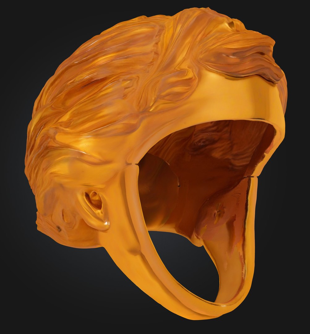 Trump Helmet 3D Model - TurboSquid 2423431