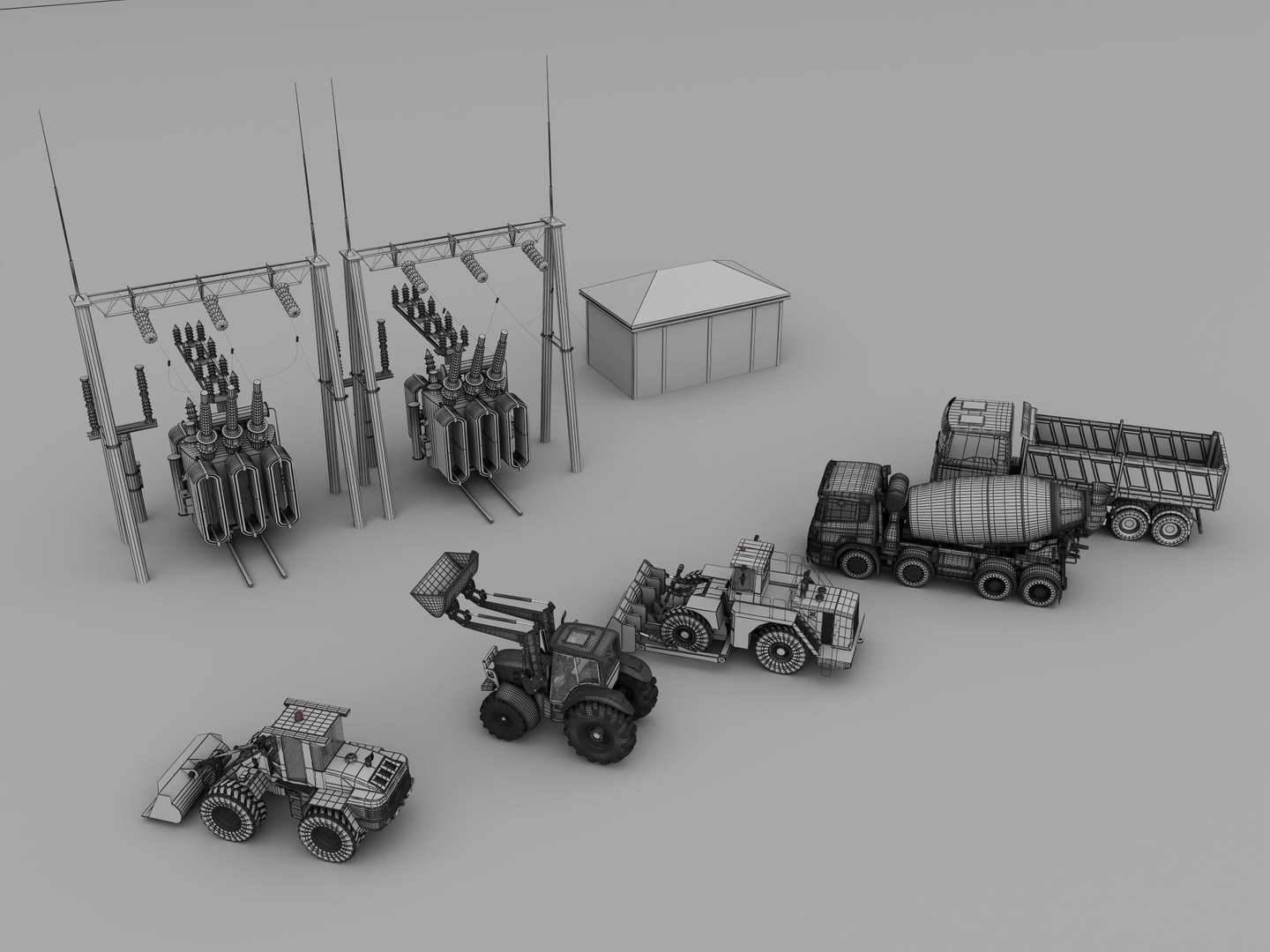 Industrial Factory Plant Props Pack 3D Model 3D Model - TurboSquid 2507661