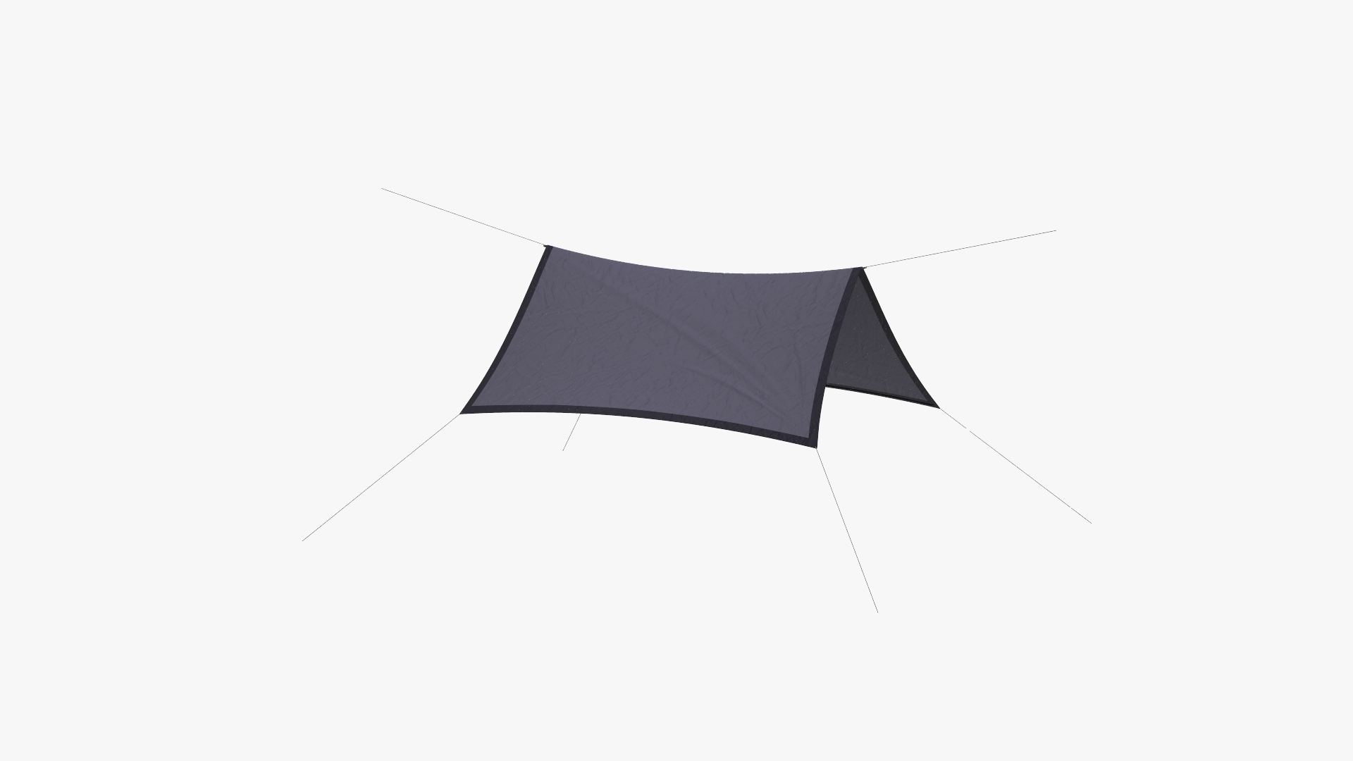 3D camping tarp - TurboSquid 1596964