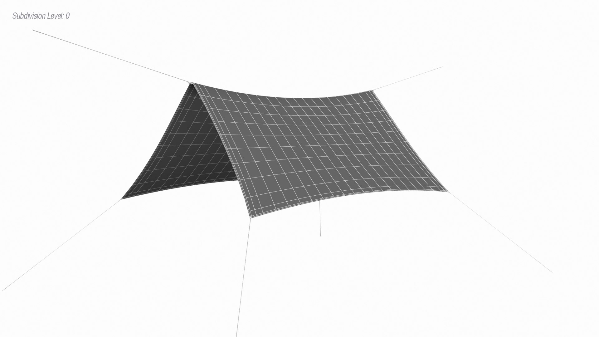 3D camping tarp - TurboSquid 1596964