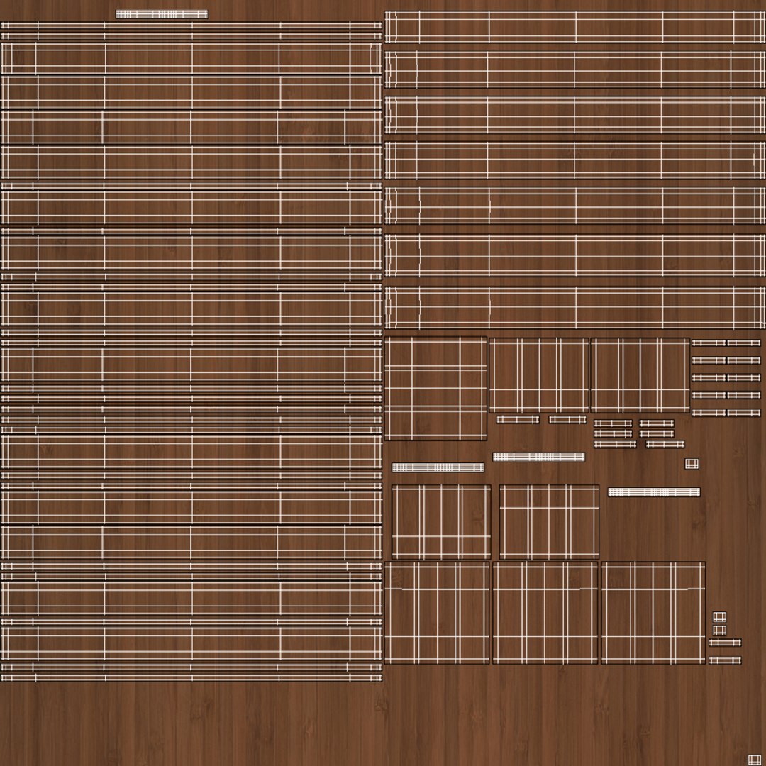 3D Raft Dark Wood - TurboSquid 2244883