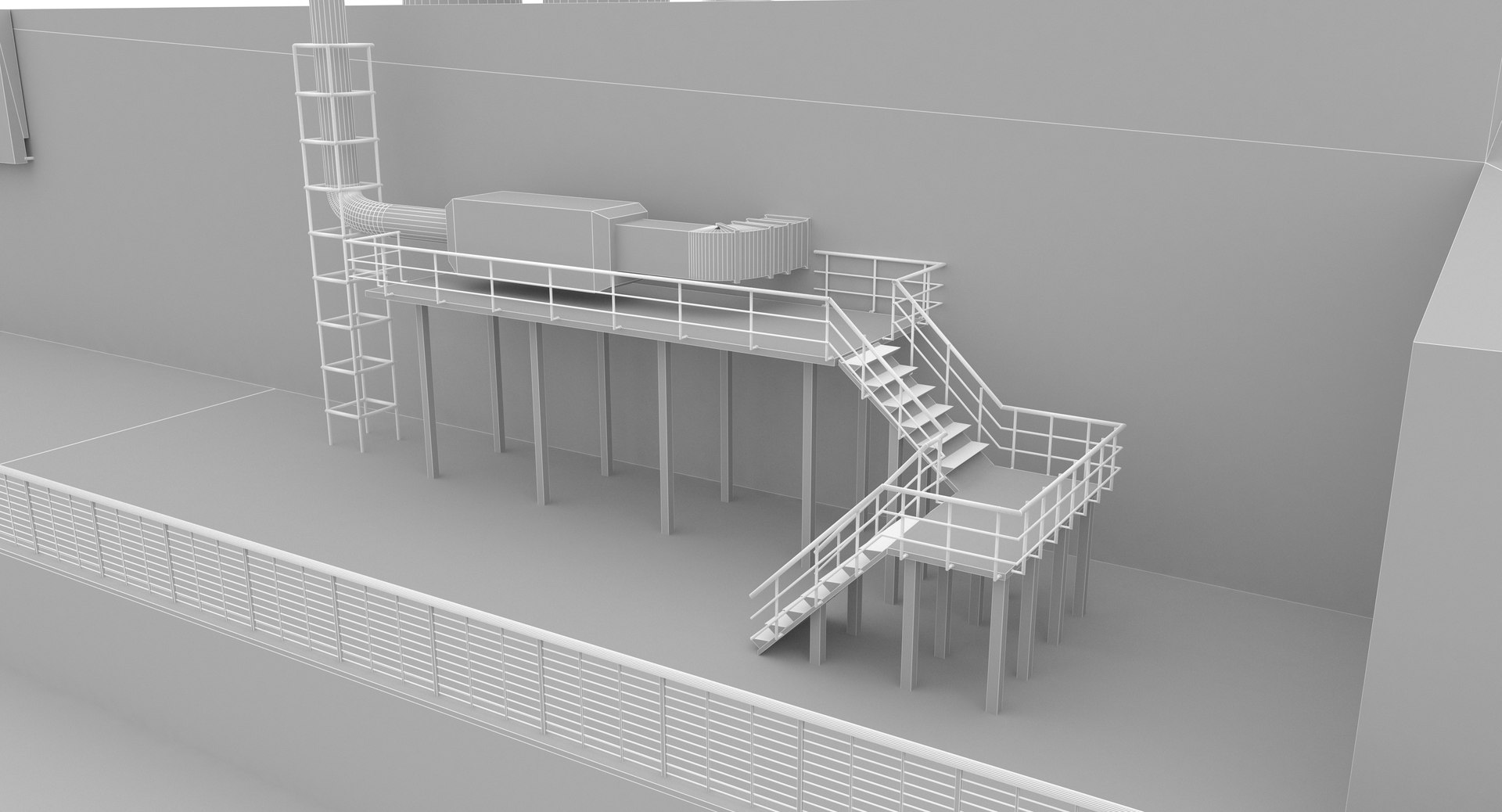 Factory 3D Model - TurboSquid 1193914