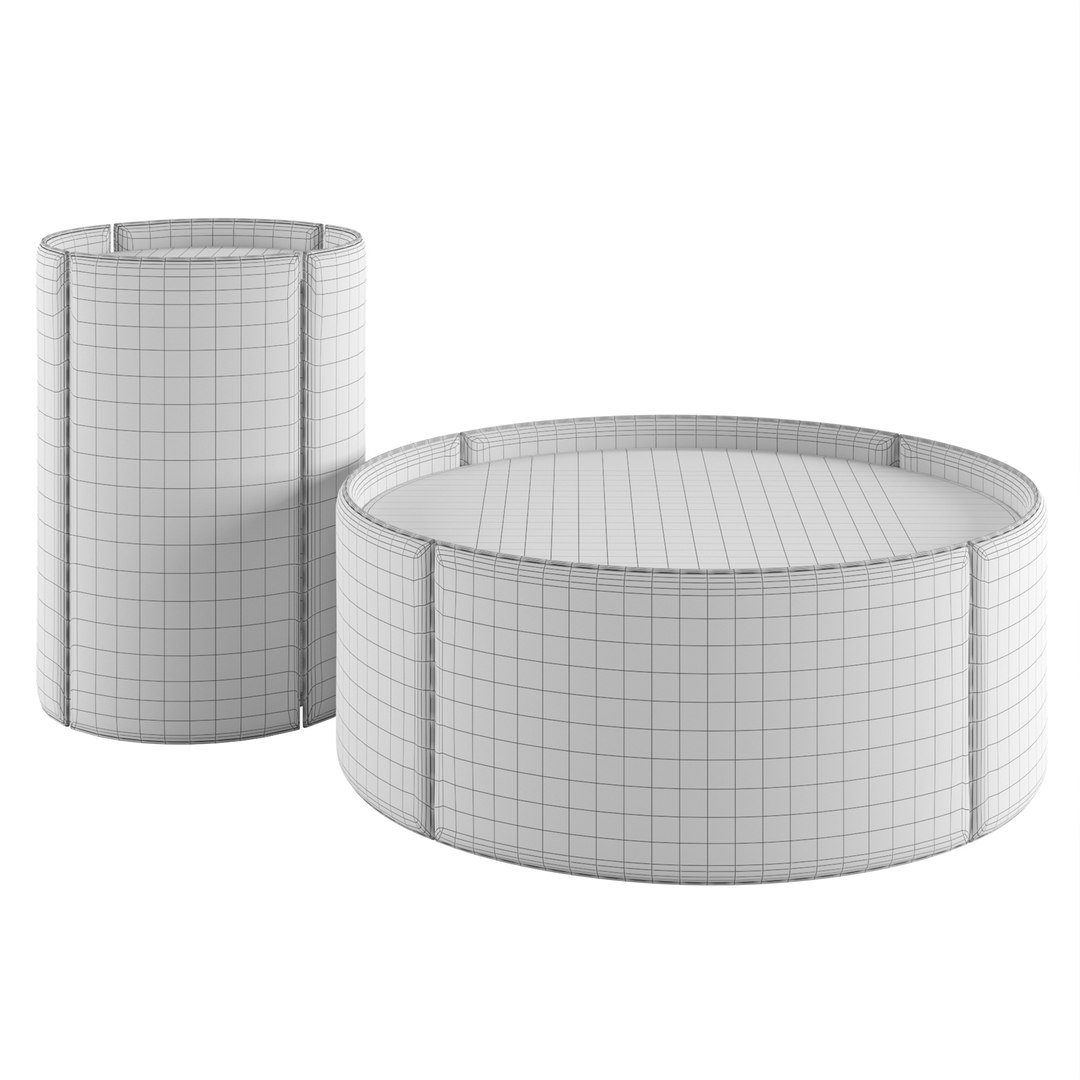 Mano Table Set 3D Model - TurboSquid 2253122