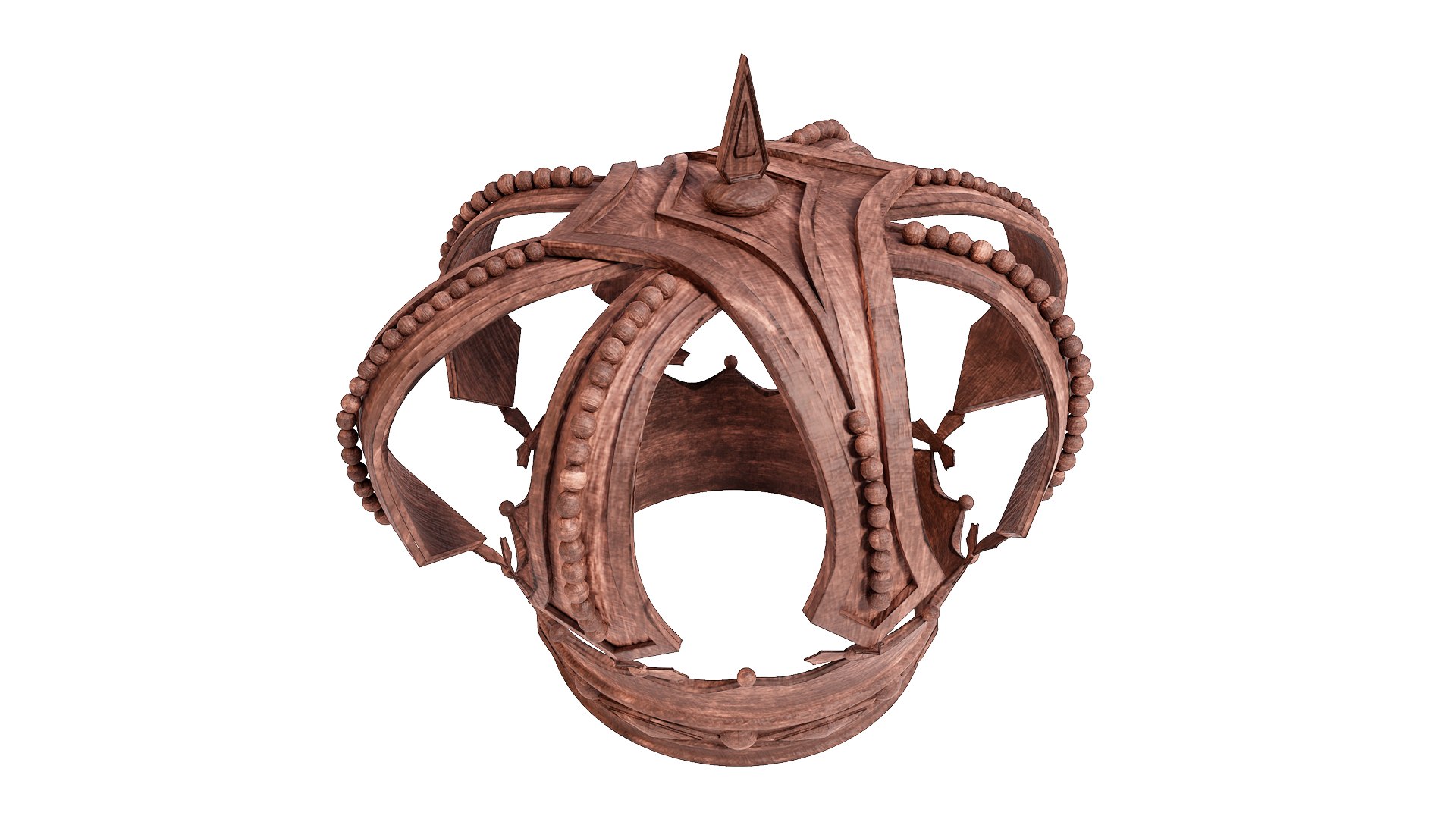 3D Model Royal Grungy Wooden Crown PBR 3d Model - TurboSquid 1953808