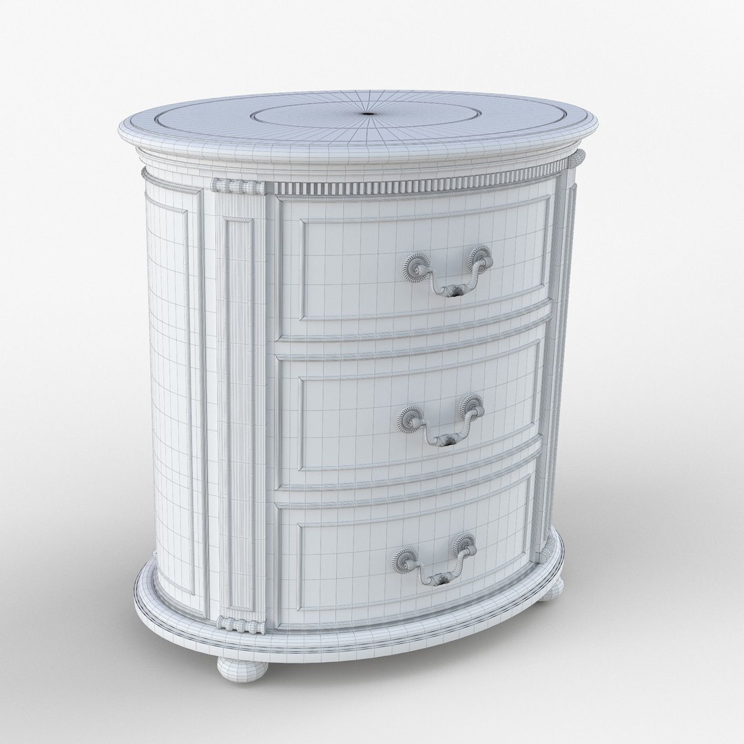 3D Chest Drawer Model - TurboSquid 1339602