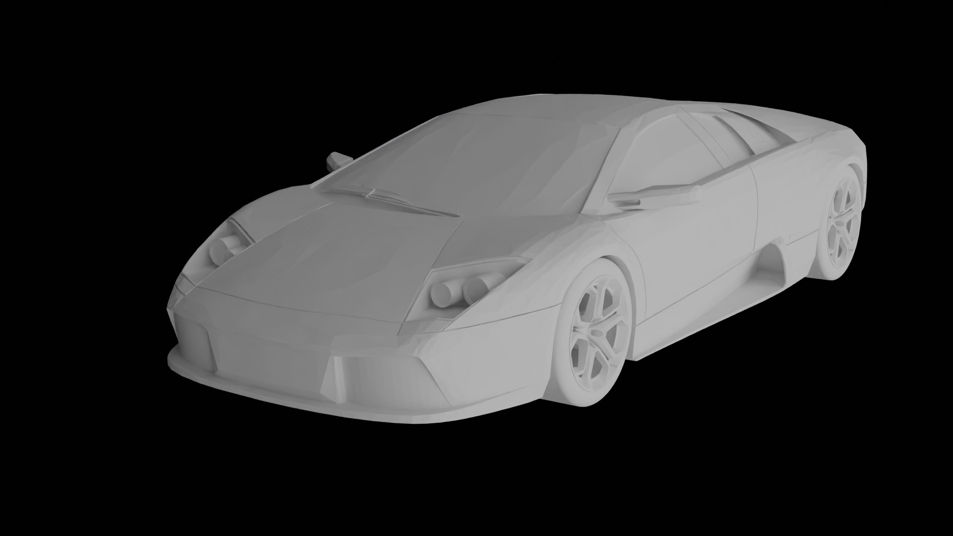 High Poly 2005 SuperCar V12 3D Model - TurboSquid 2265159