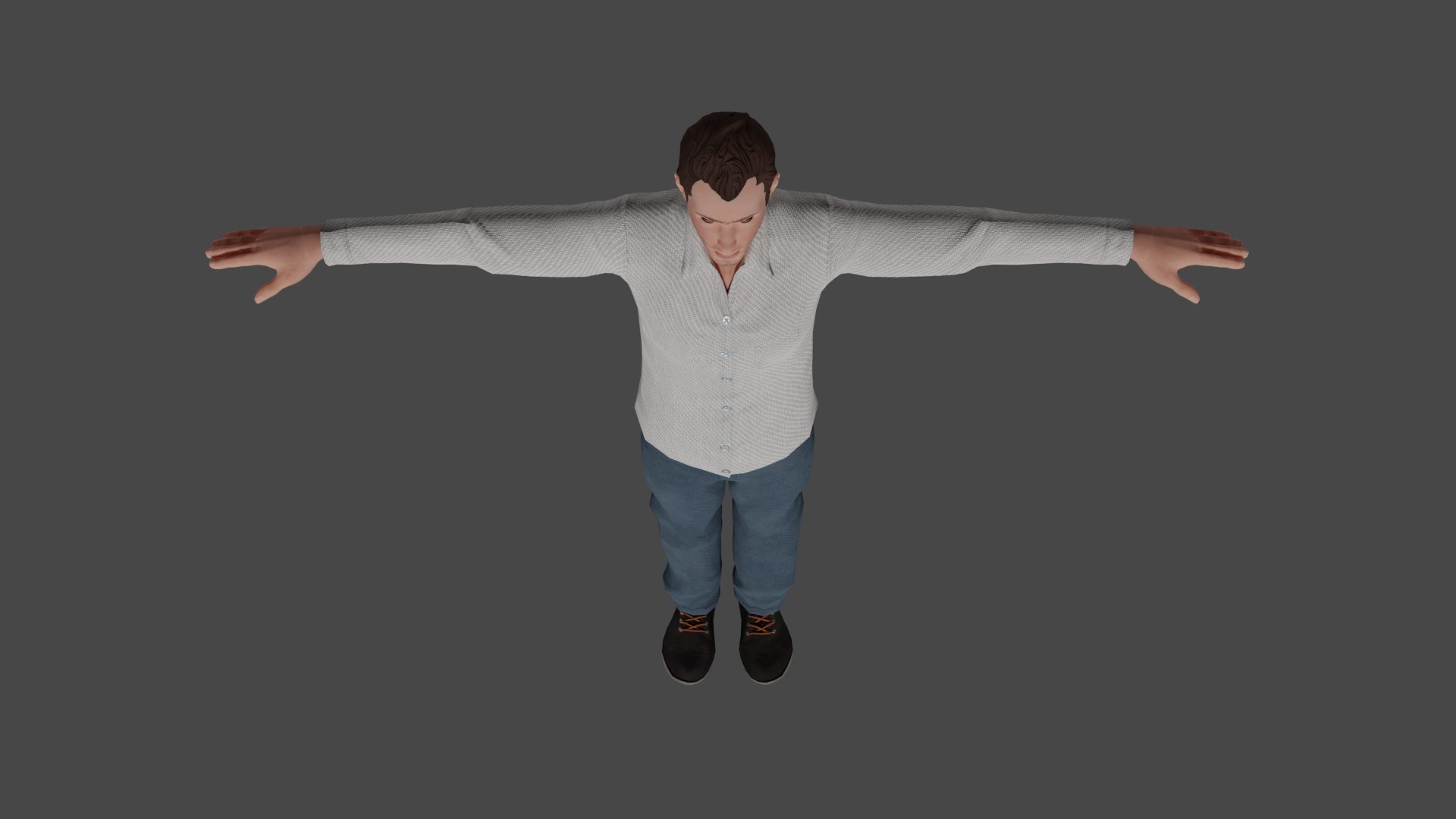 3D Man Ross Low-poly - TurboSquid 1606855