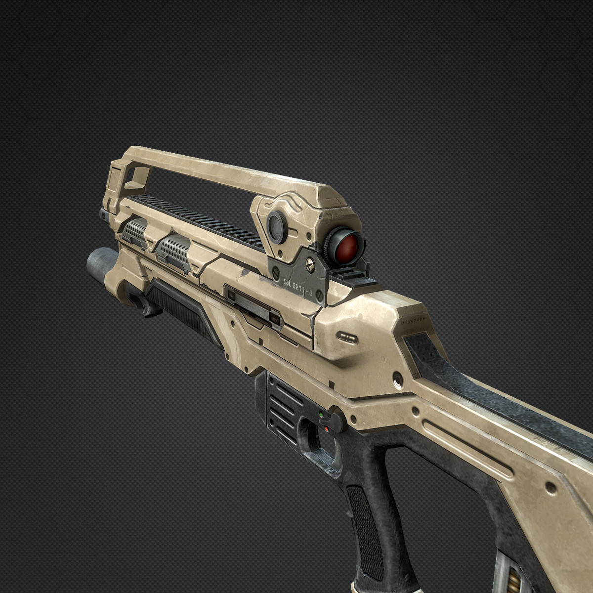 max sci-fi assault rifle