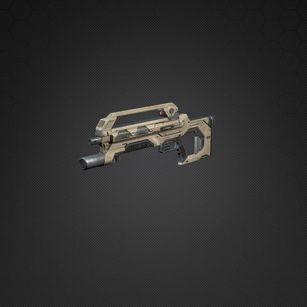 max sci-fi assault rifle