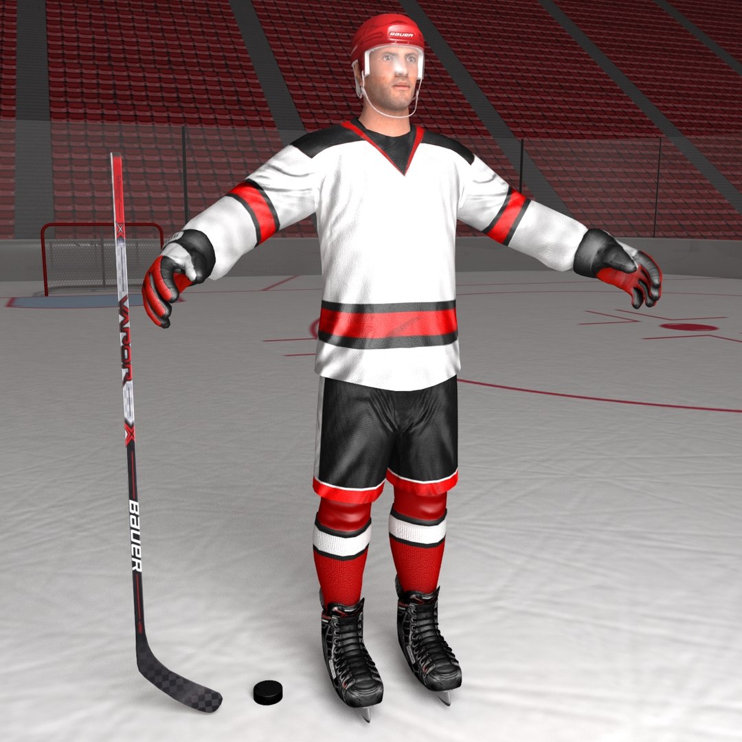 Hockey player 3D model - TurboSquid 1278664