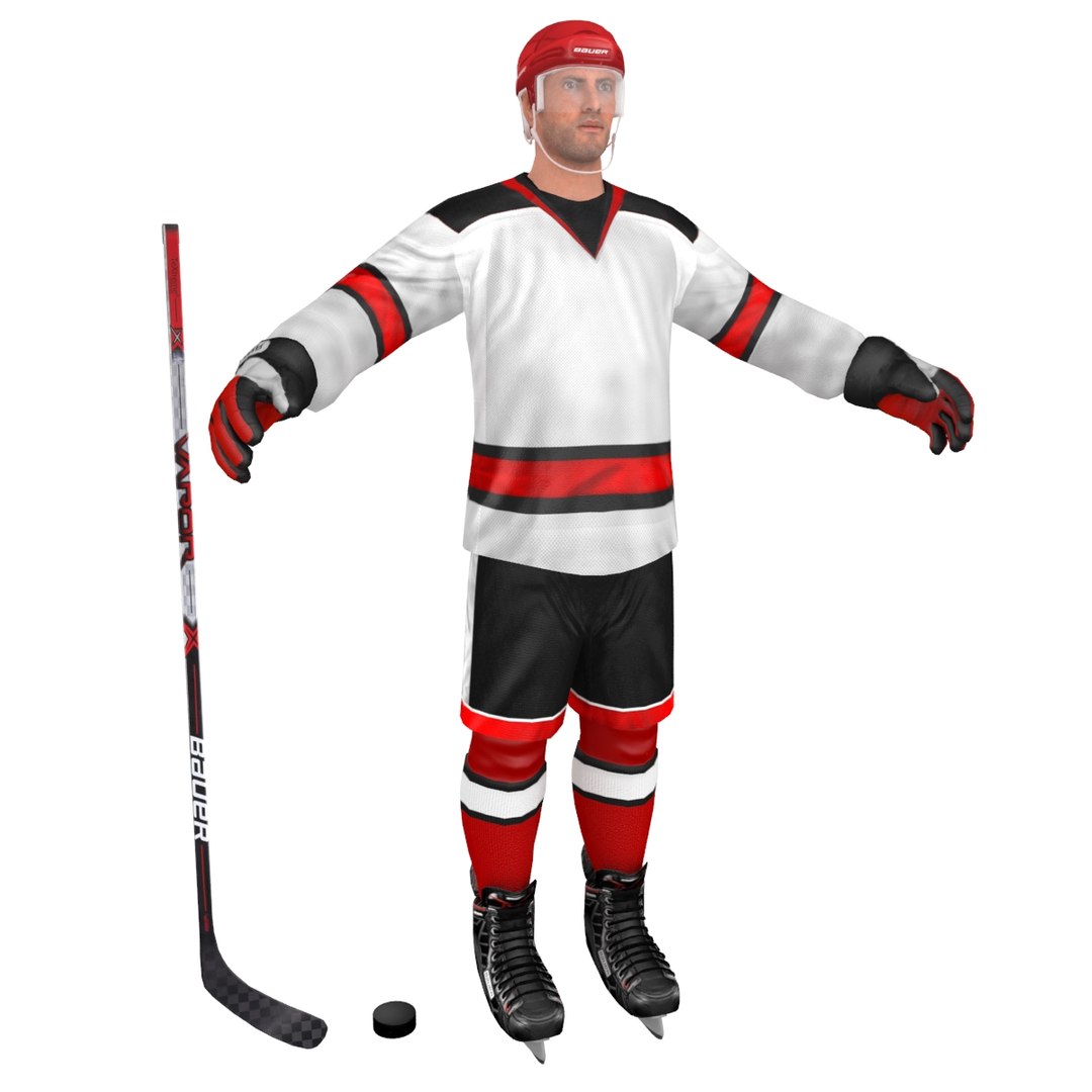 Hockey Player 3D Model - TurboSquid 1278664