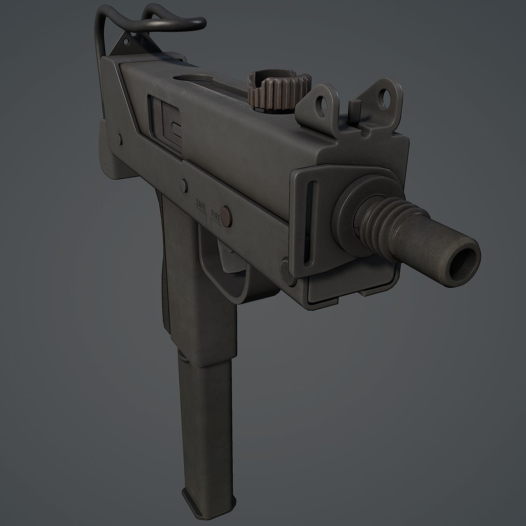 Mac-11 Magazine Weapon 3d Max