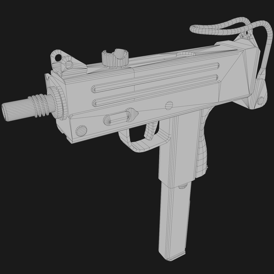Mac-11 Magazine Weapon 3d Max