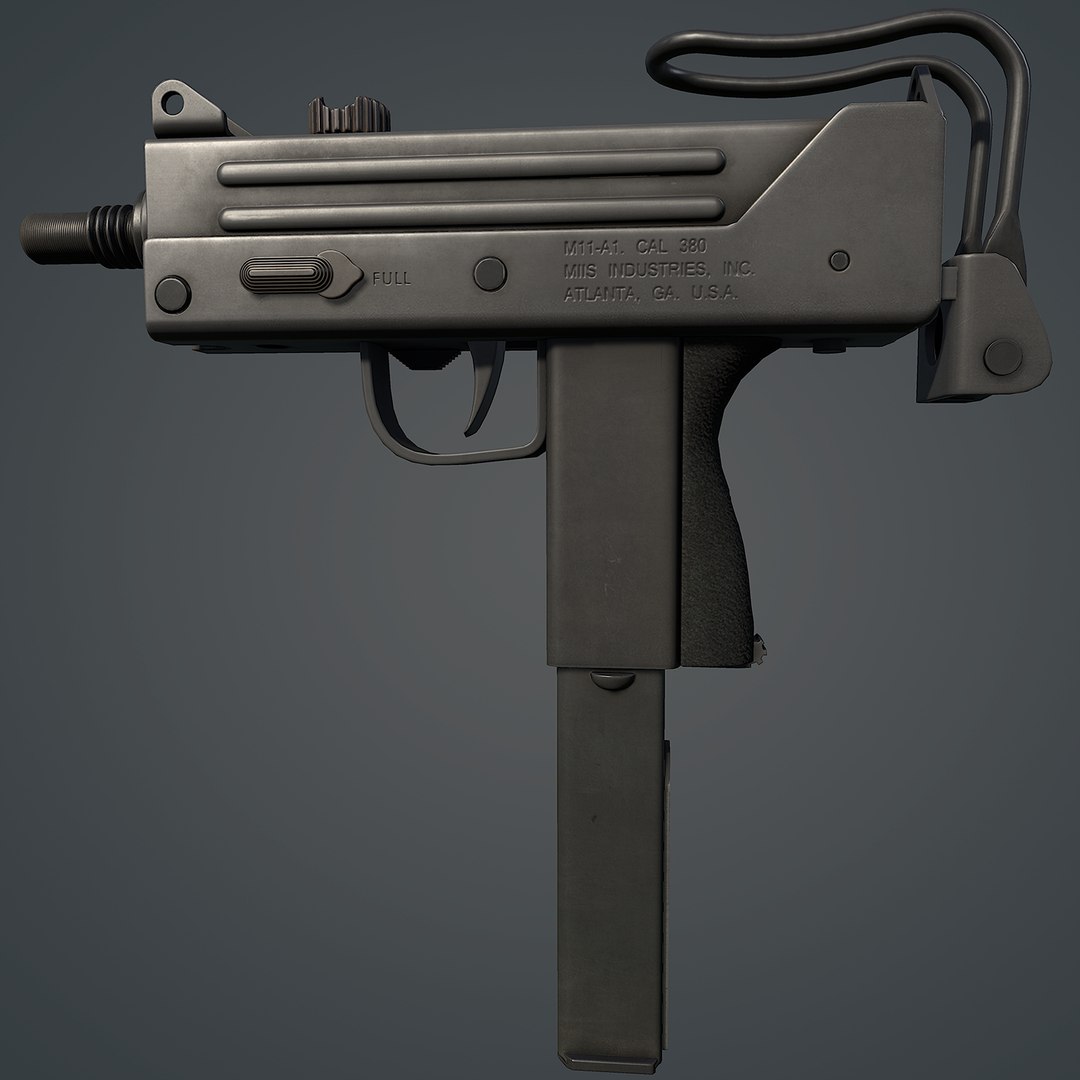 Mac-11 Magazine Weapon 3d Max