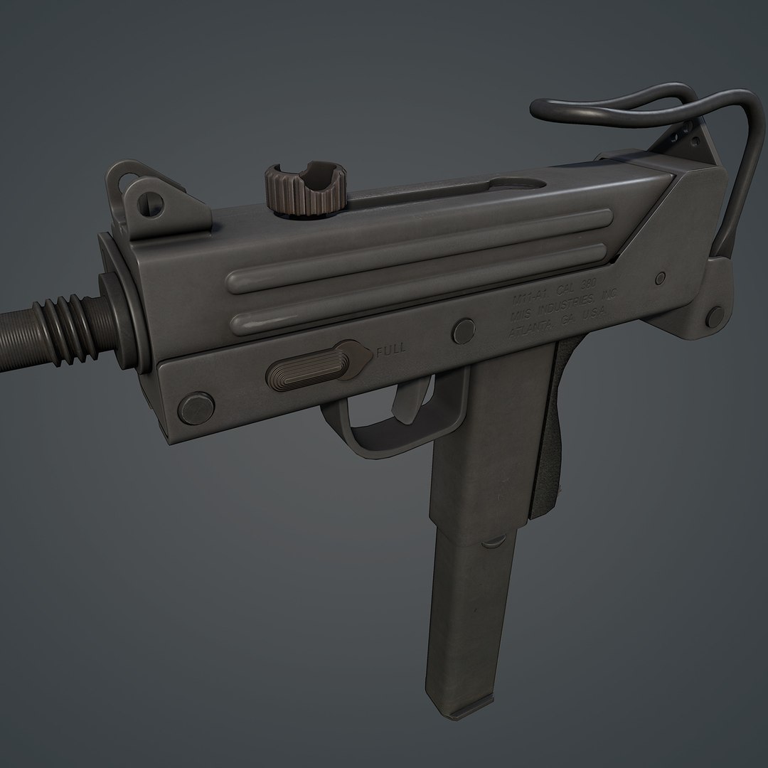 Mac-11 Magazine Weapon 3d Max