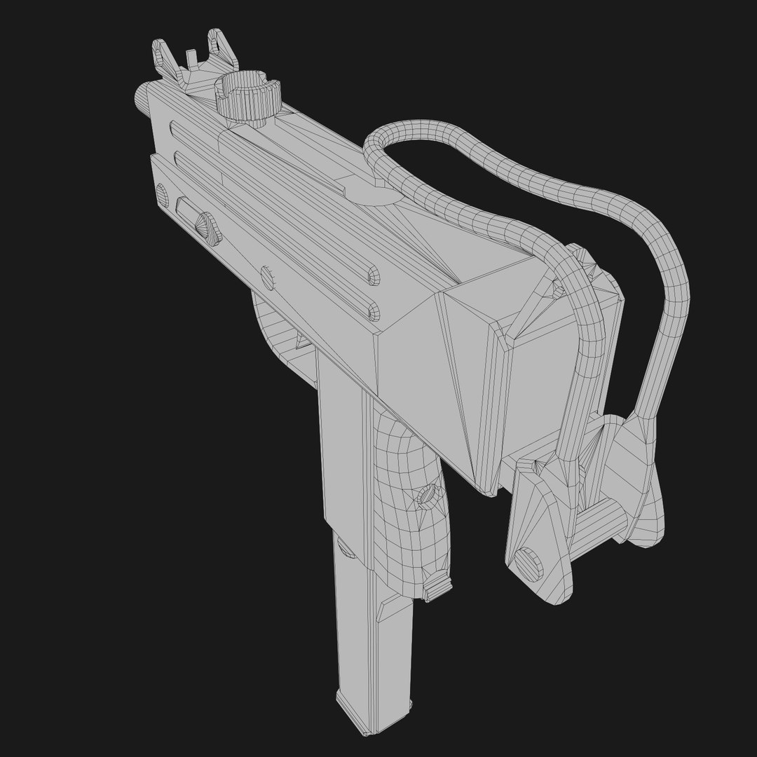 Mac-11 Magazine Weapon 3d Max