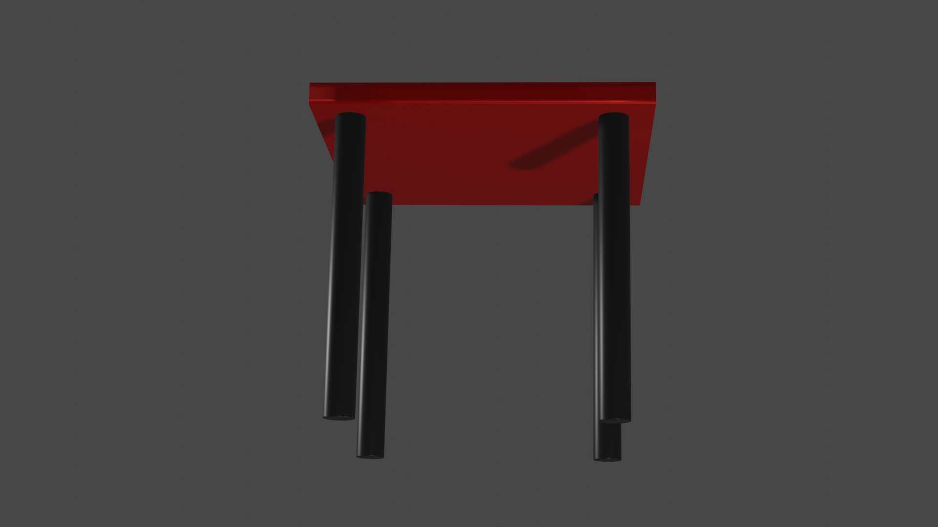 Red Metallic Low Poly Table 3D Model - TurboSquid 1966514