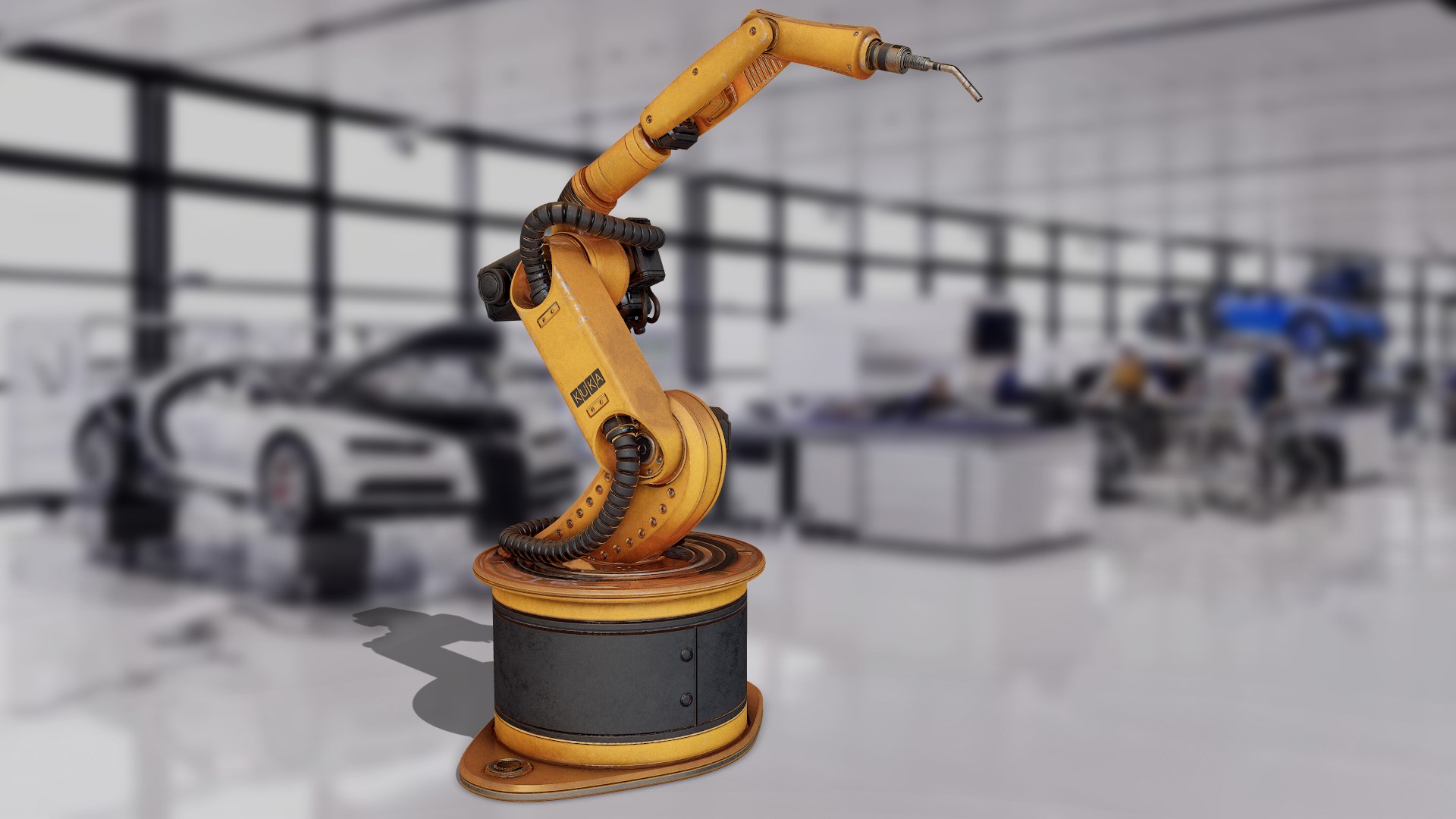 3D ready kuka arc welding model - TurboSquid 1557314