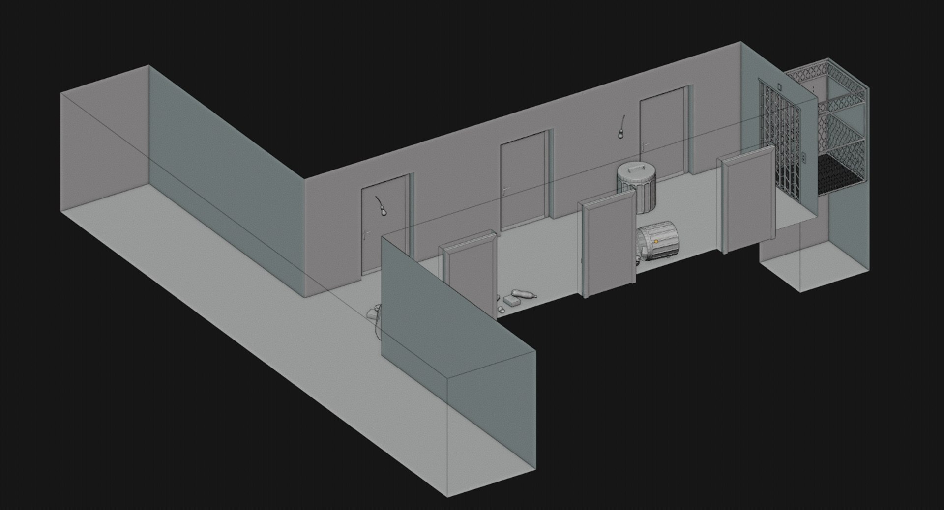 3D Model Lobby Level Design - TurboSquid 1382181