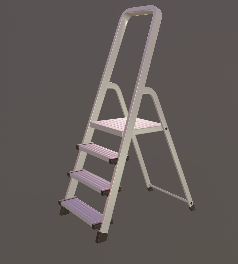 Stepladder Step 3D Model - TurboSquid 1479914
