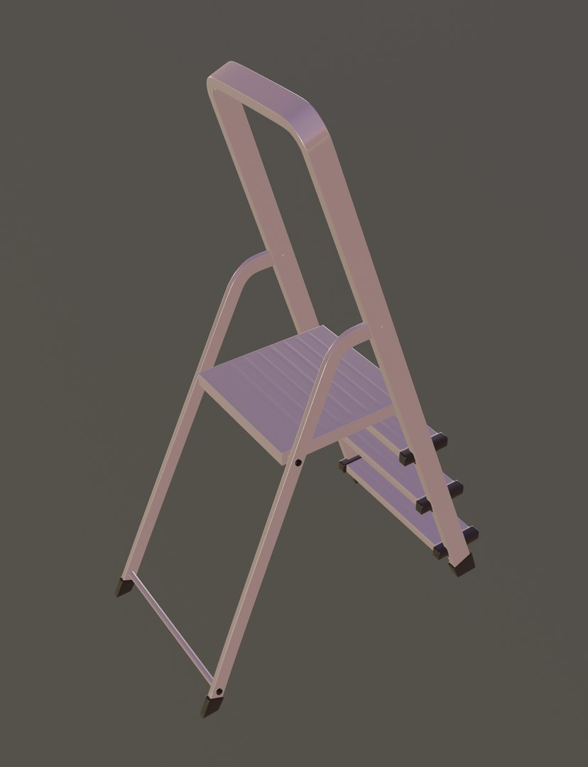 Stepladder Step 3D Model - TurboSquid 1479914