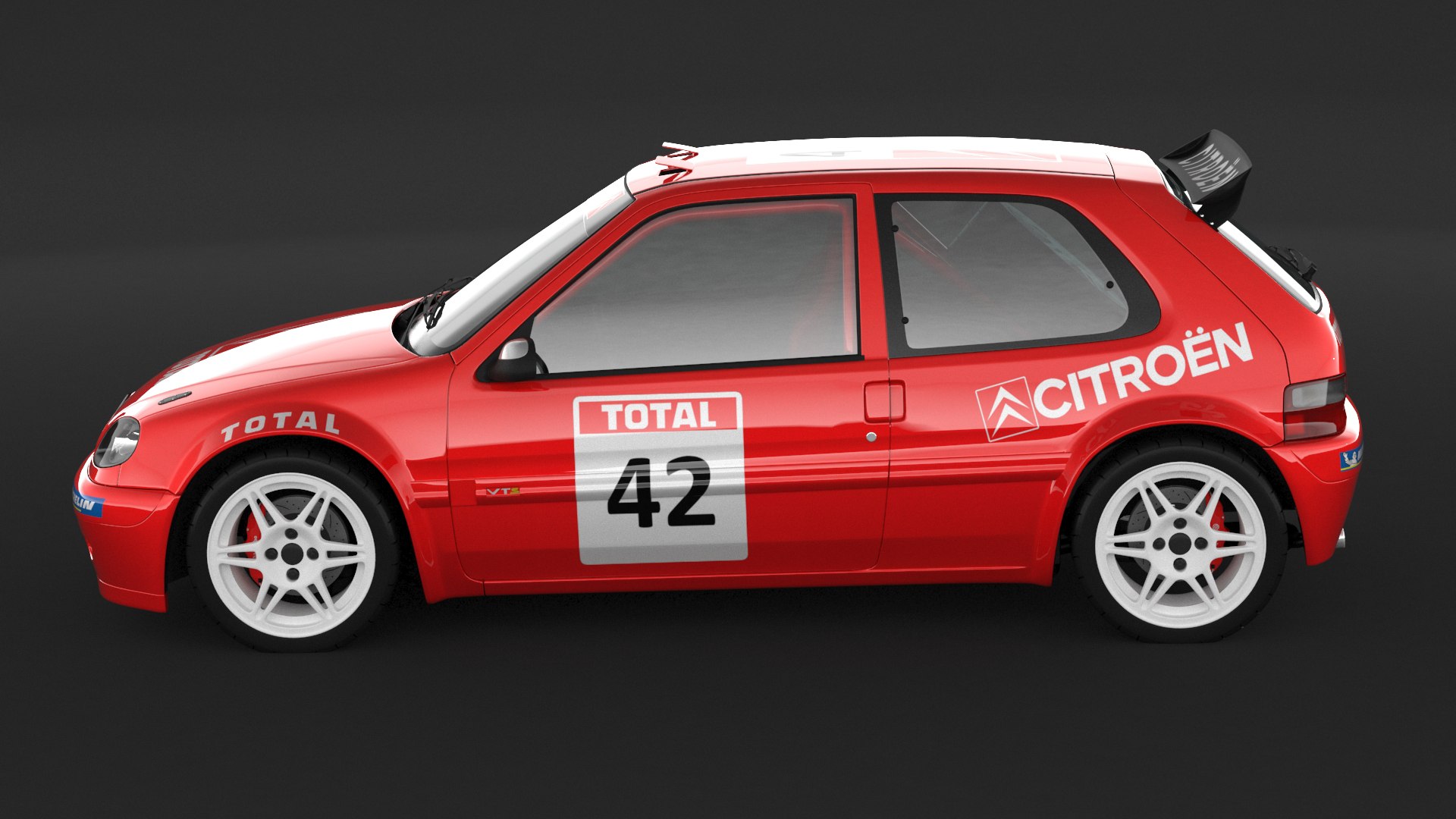 Citroen Saxo Rally Car 3D Model - TurboSquid 2284860
