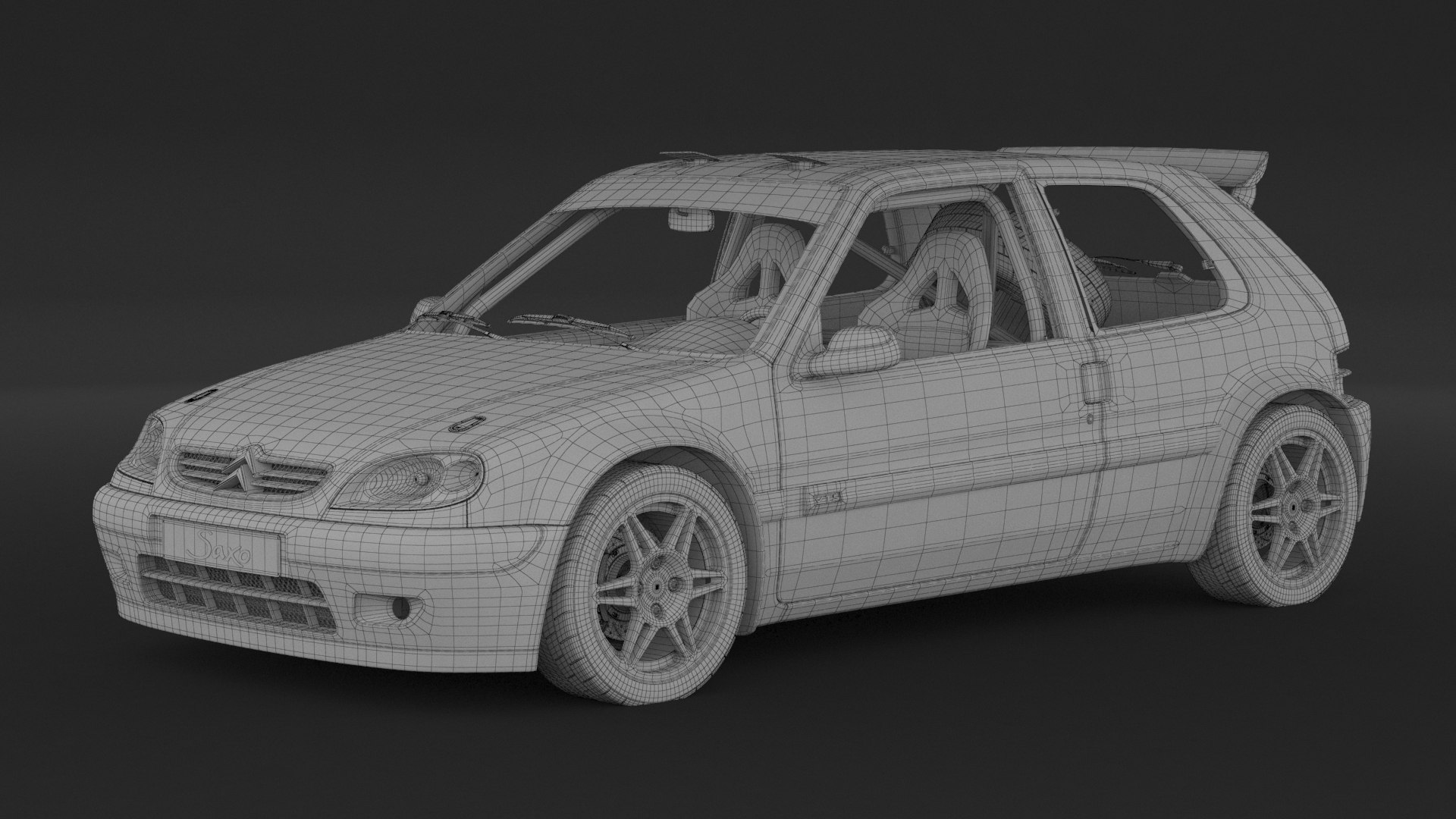 Citroen Saxo Rally Car 3D Model - TurboSquid 2284860