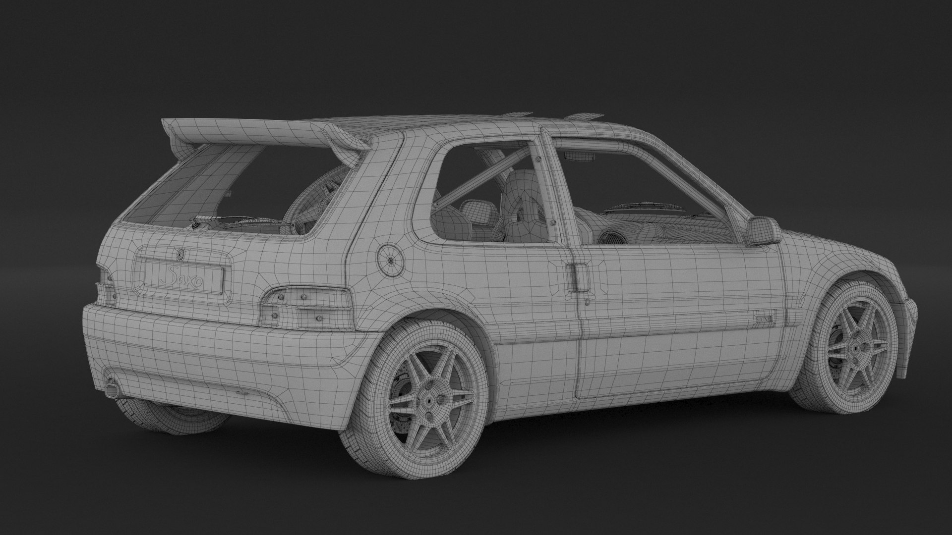 Citroen Saxo Rally Car 3D Model - TurboSquid 2284860
