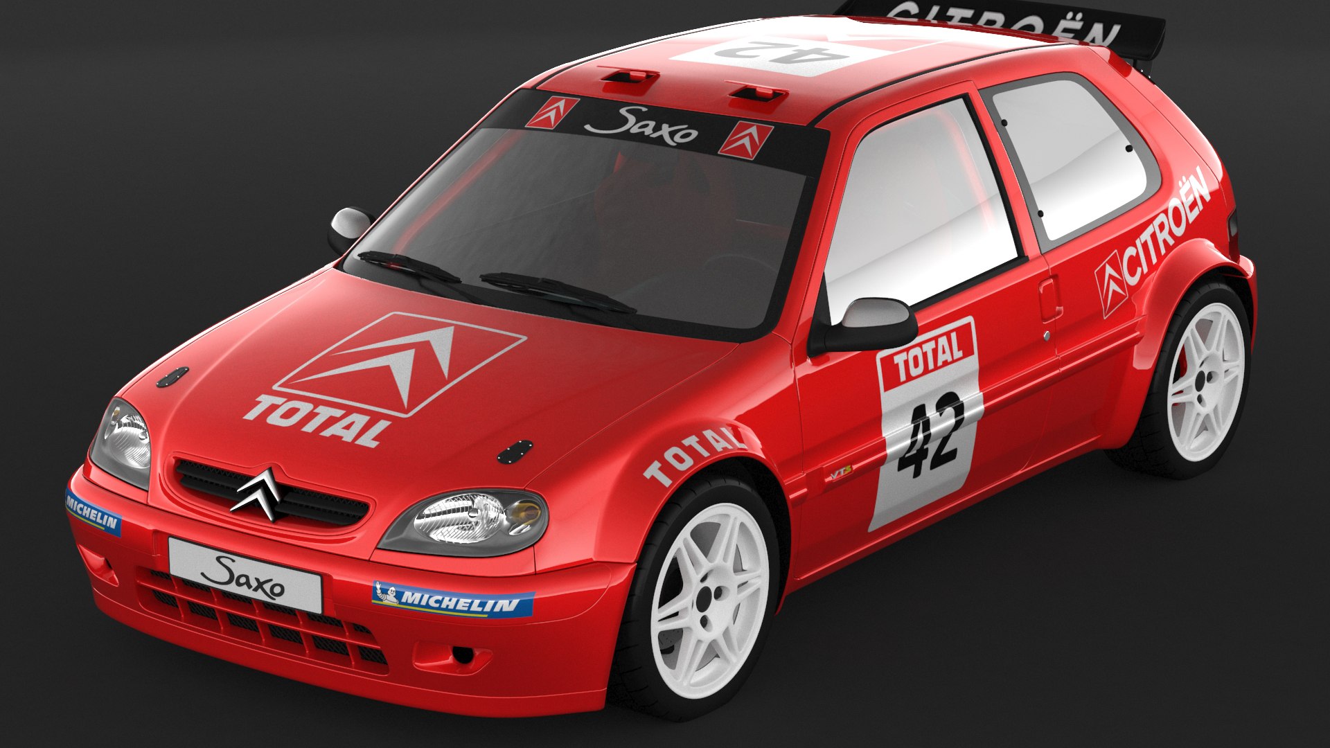 Citroen Saxo Rally Car 3D Model - TurboSquid 2284860
