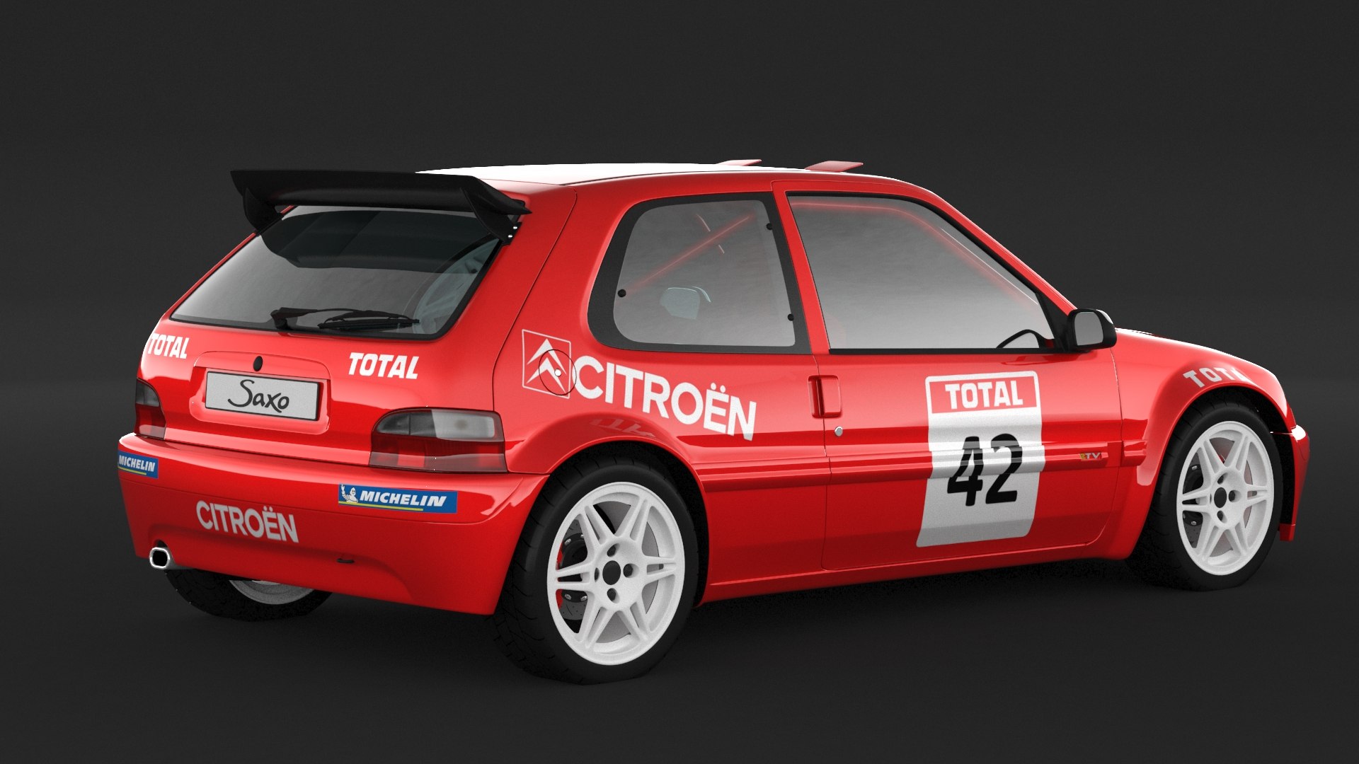 Citroen Saxo Rally Car 3D Model - TurboSquid 2284860