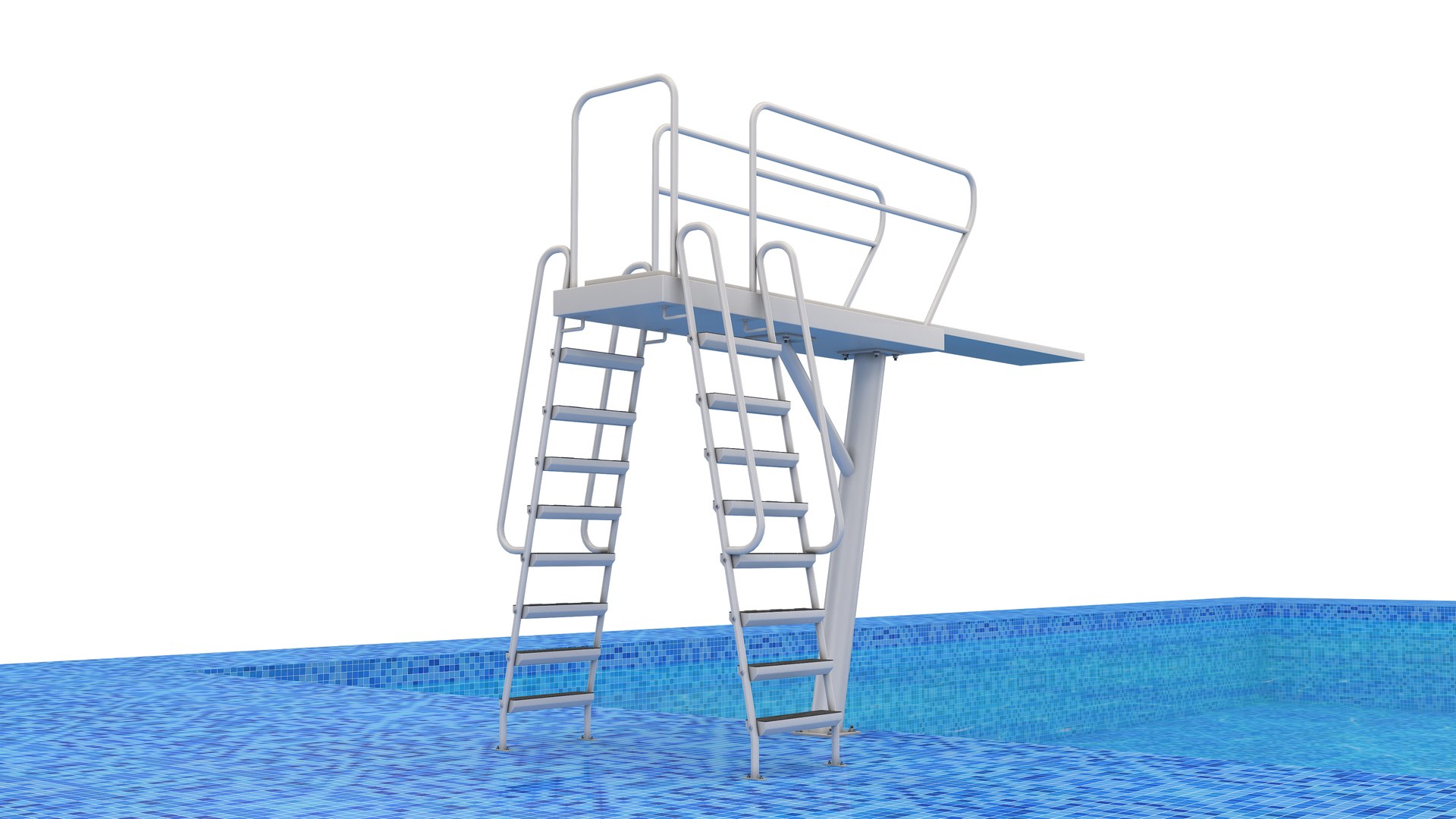 Diving Tower 3D - TurboSquid 2294267