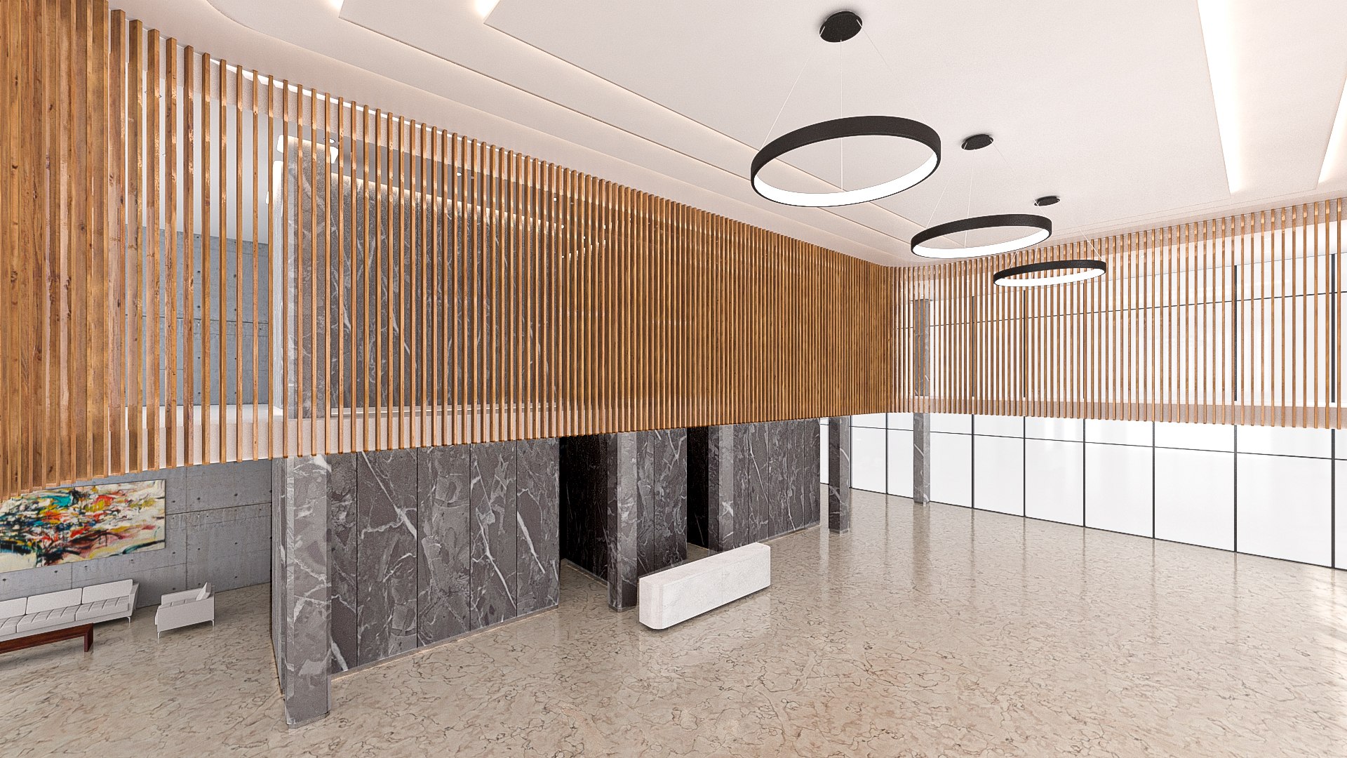 Hotel Lobby 01 3D Model - TurboSquid 1986141