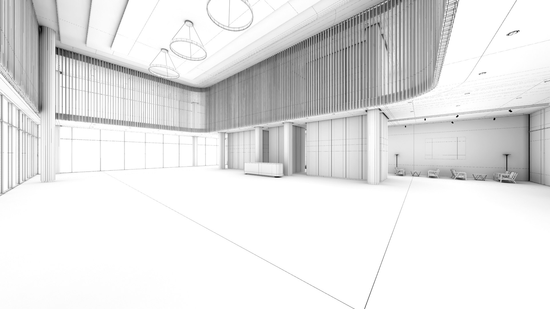 Hotel Lobby 01 3D Model - TurboSquid 1986141