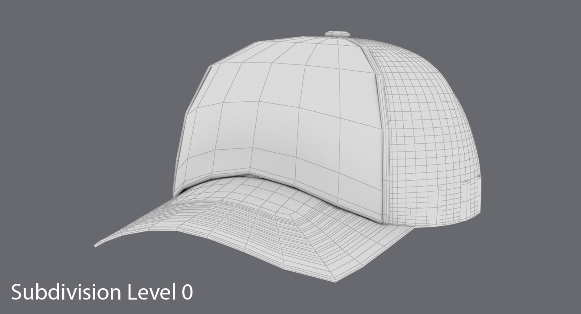 3d Model Baseball-cap