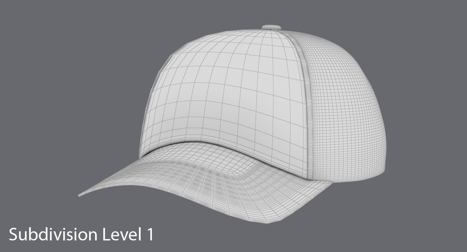 3d Model Baseball-cap