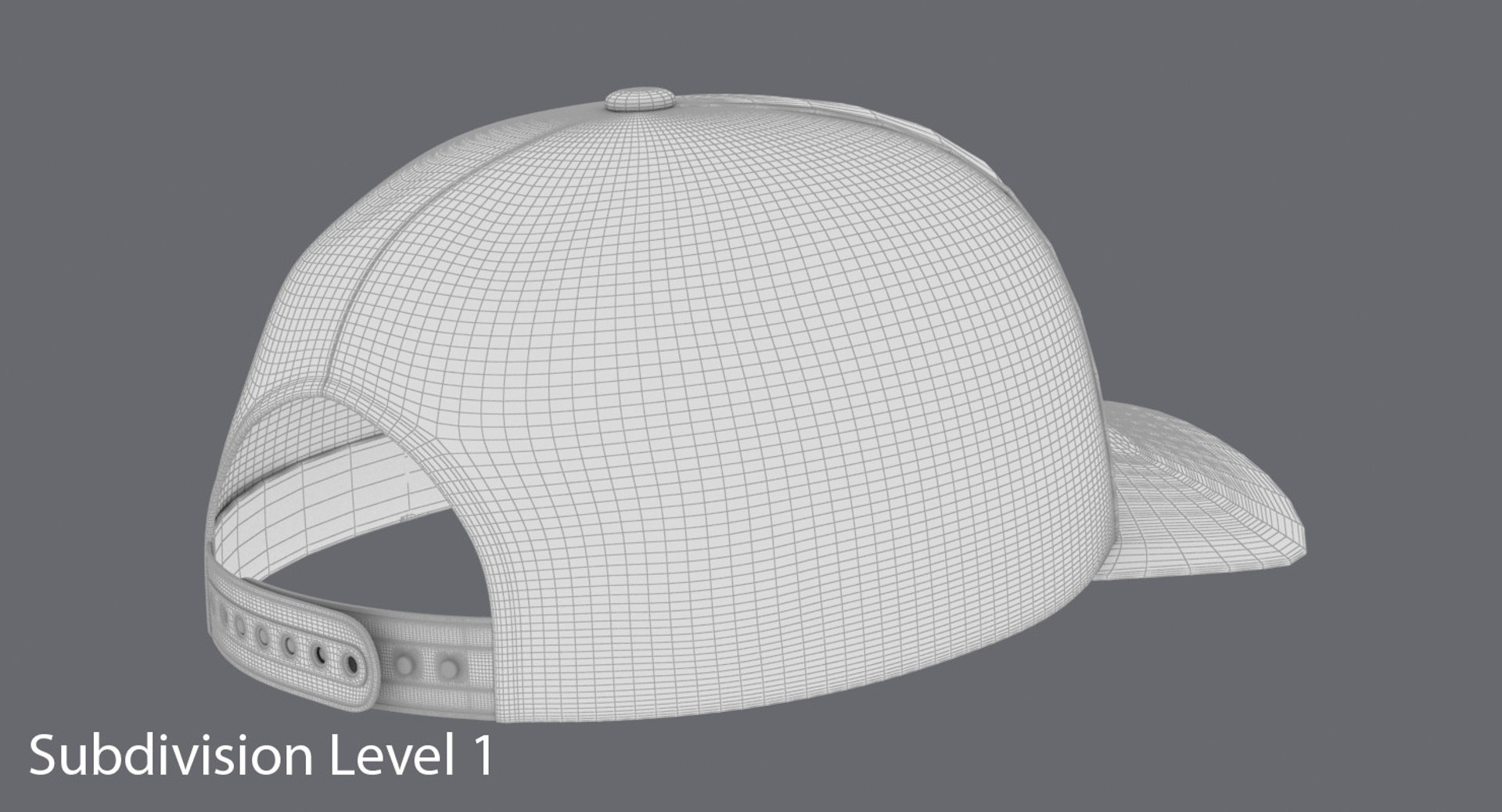 3d Model Baseball-cap