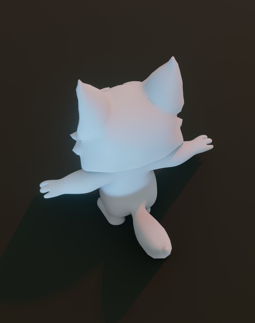 Cartoon Fox Rigged Base Mesh 3D Model - TurboSquid 1842560