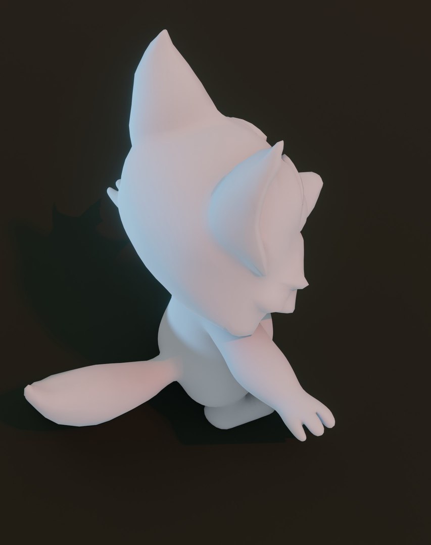 Cartoon Fox Rigged Base Mesh 3D Model - TurboSquid 1842560