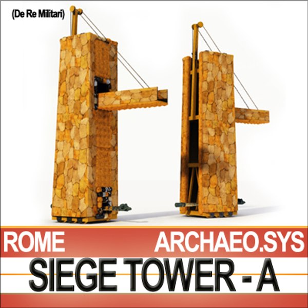 3d roman legionary siege tower