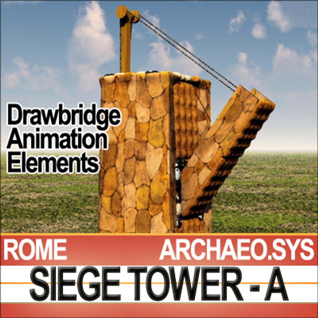 3d Roman Legionary Siege Tower