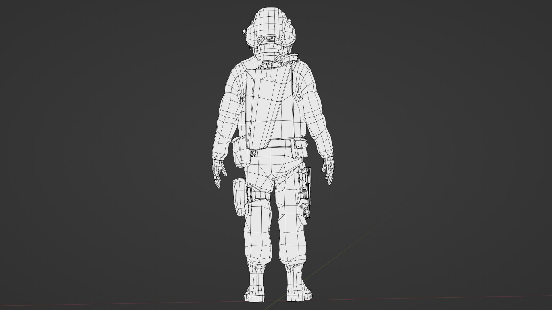 3D SWAT Tactical Soldier 3D Model Rigged Game Ready Special Forces ...