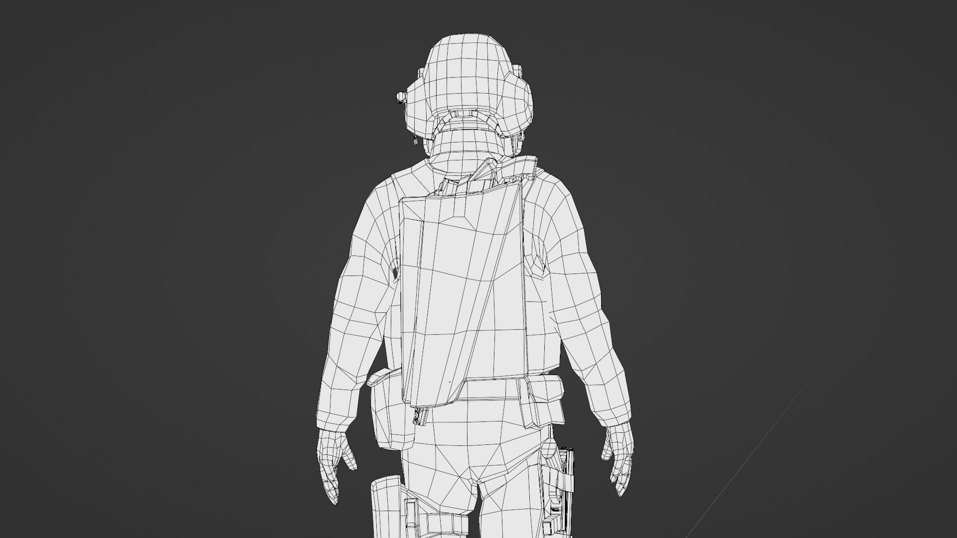 3D SWAT Tactical Soldier 3D Model Rigged Game Ready Special Forces ...