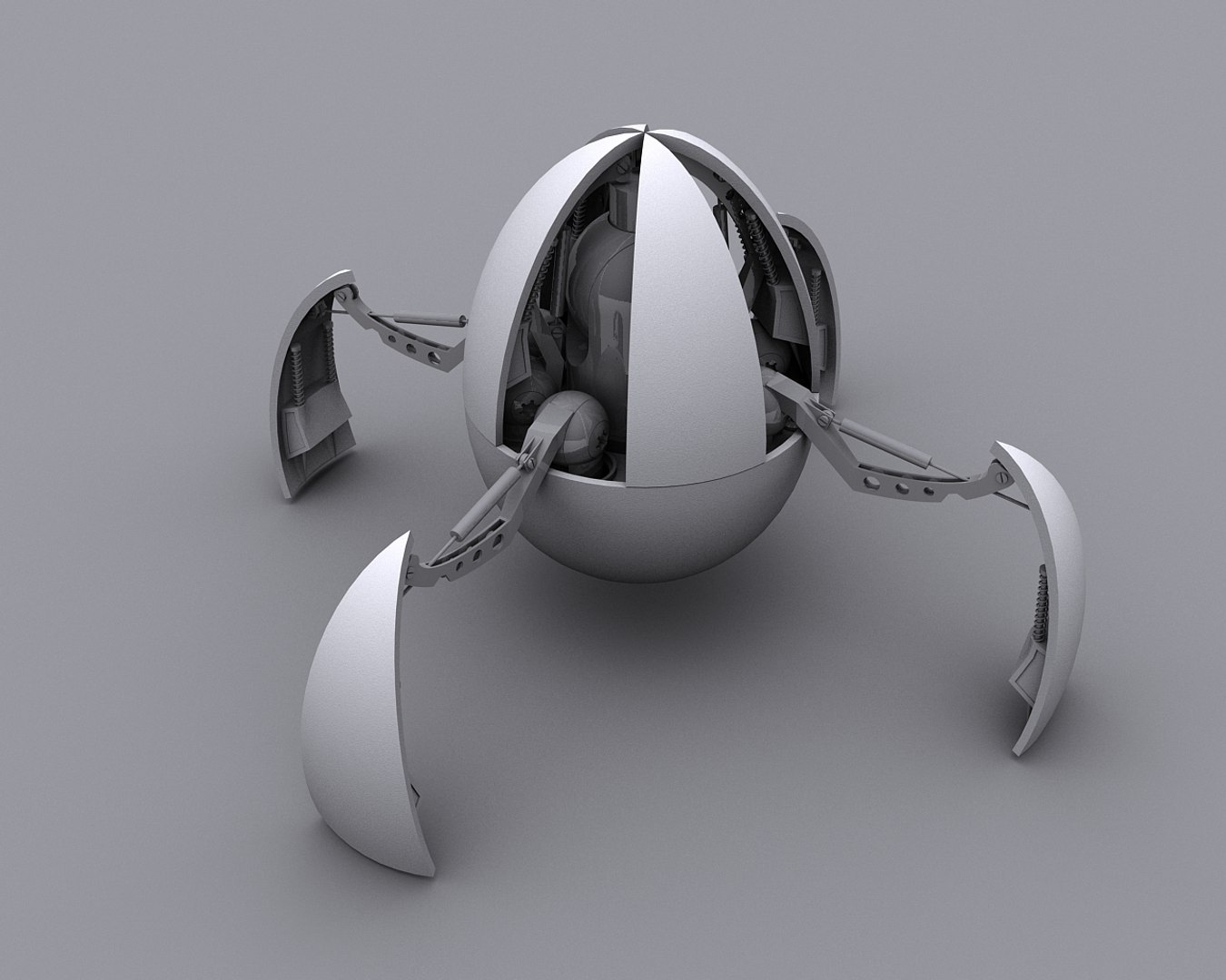 3d Model Spy Egg Robot