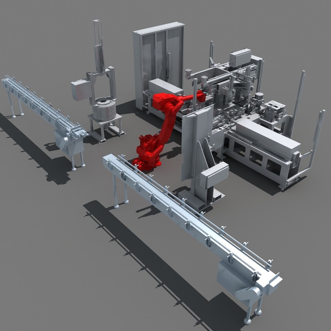 Assembly Equipment 3d Max