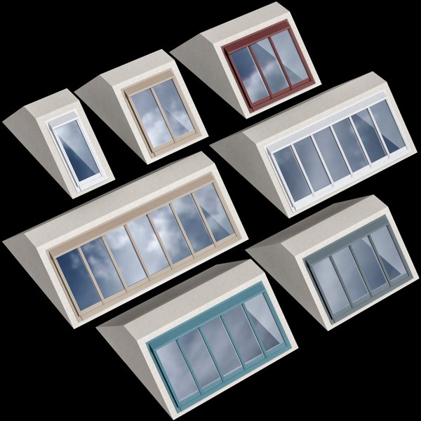 Modular roof window dormer skylight rooflight 3D 모델 - TurboSquid 1914384