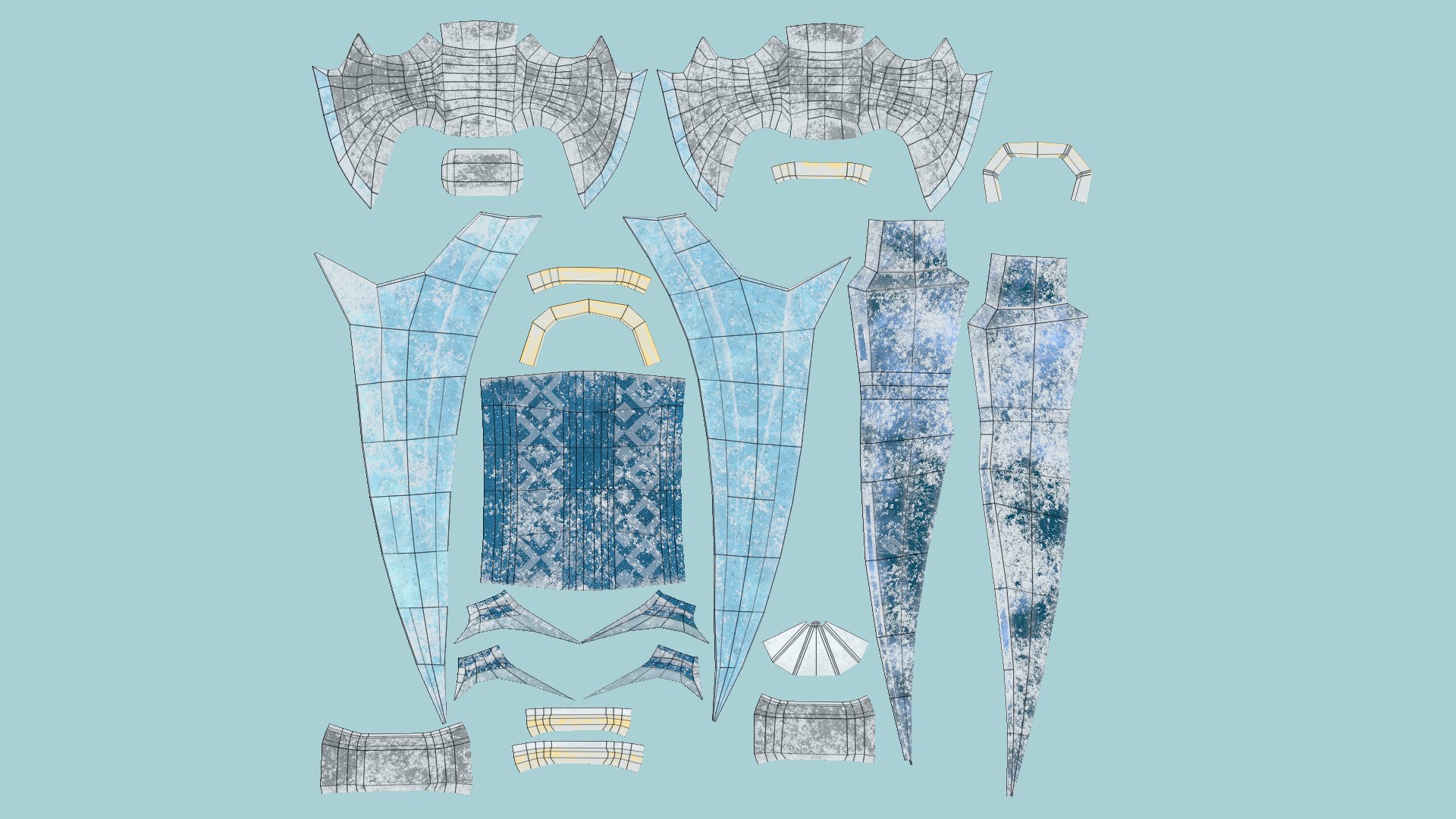 3D Medieval Dagger 05 Ice Frost - Fantasy Character Weapon - TurboSquid ...