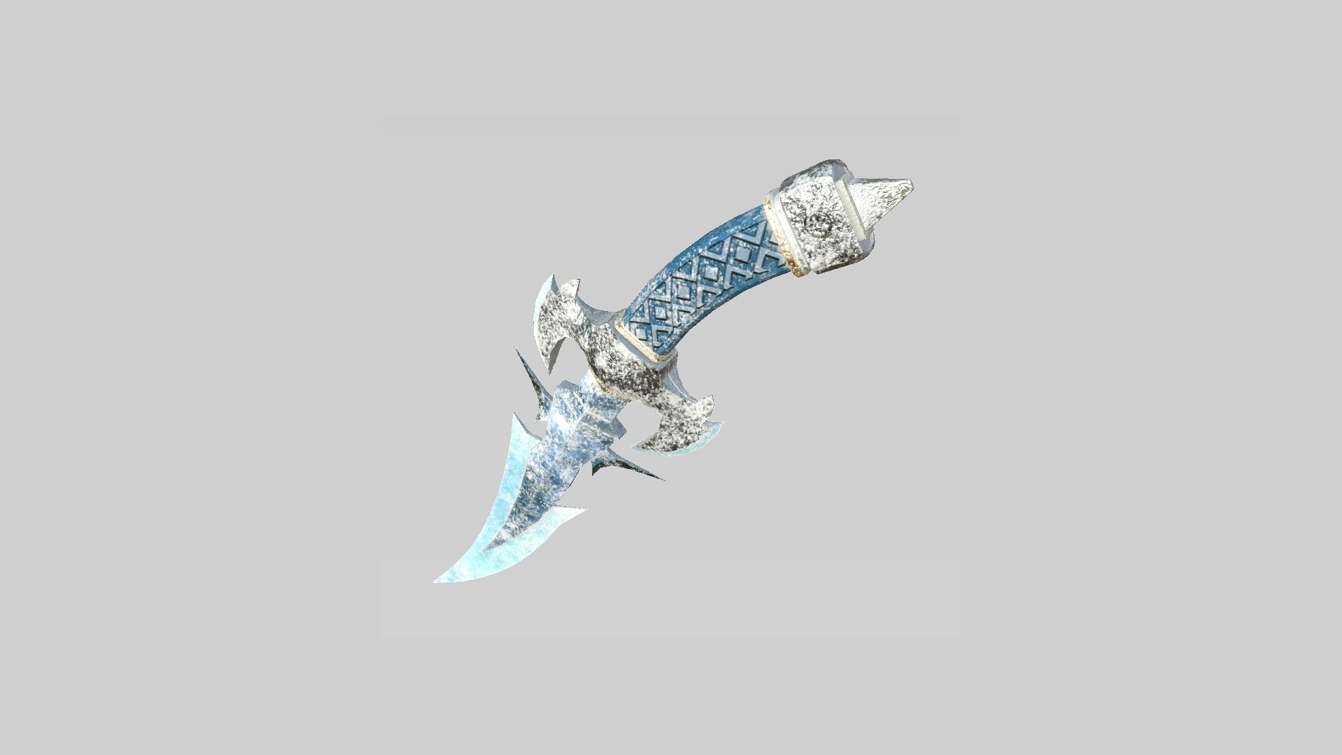3D Medieval Dagger 05 Ice Frost - Fantasy Character Weapon - TurboSquid ...