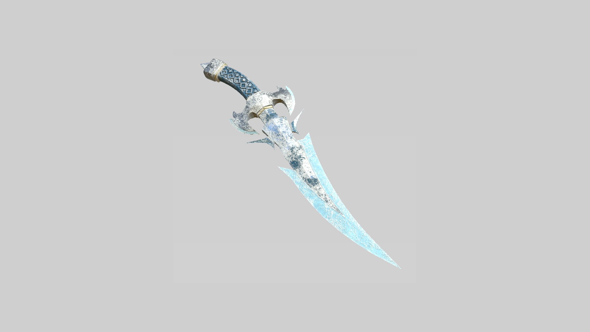 3D Medieval Dagger 05 Ice Frost - Fantasy Character Weapon - TurboSquid ...