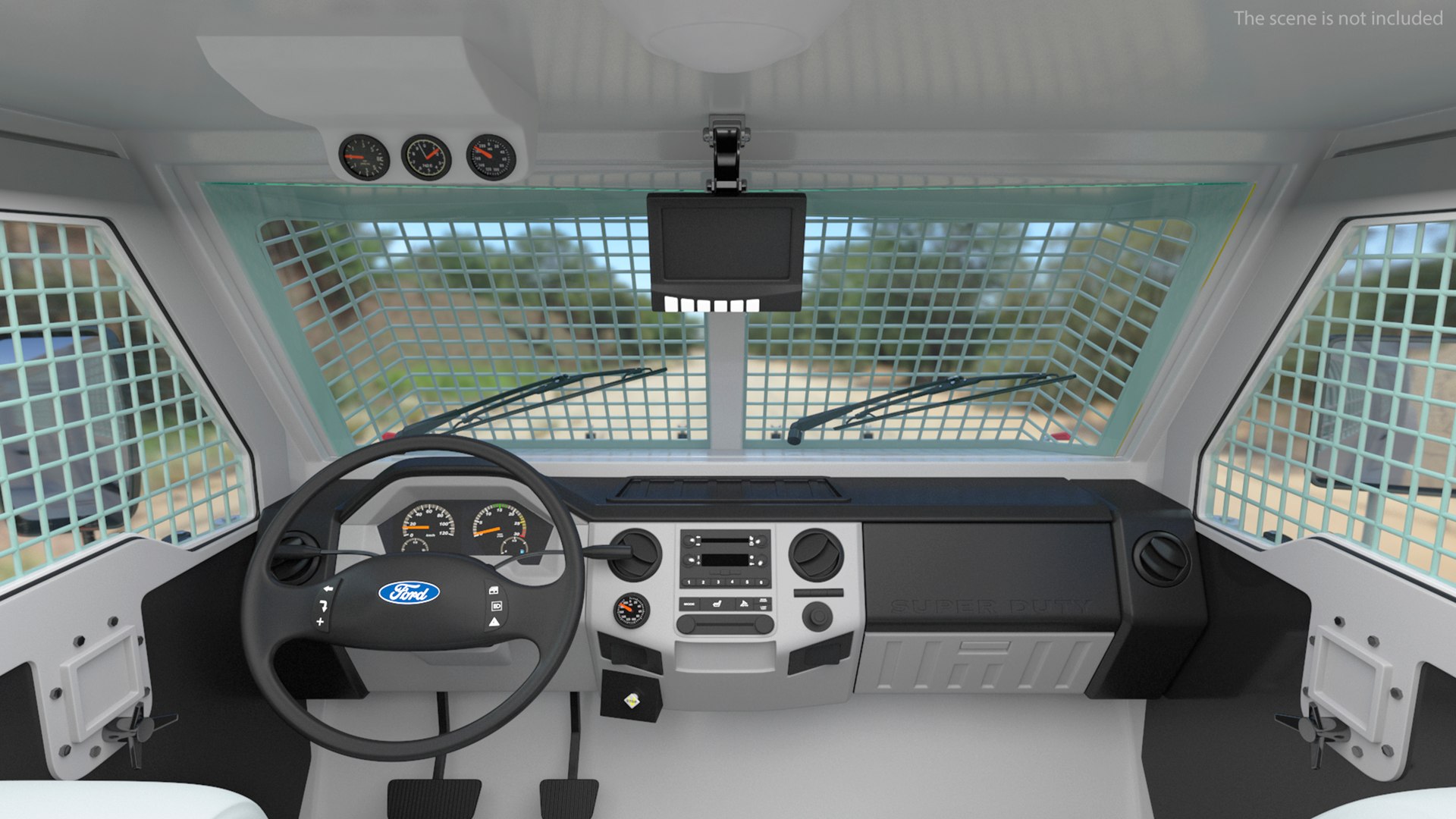 Armored Truck for Riot Control White Rigged 3D model - TurboSquid 1968217