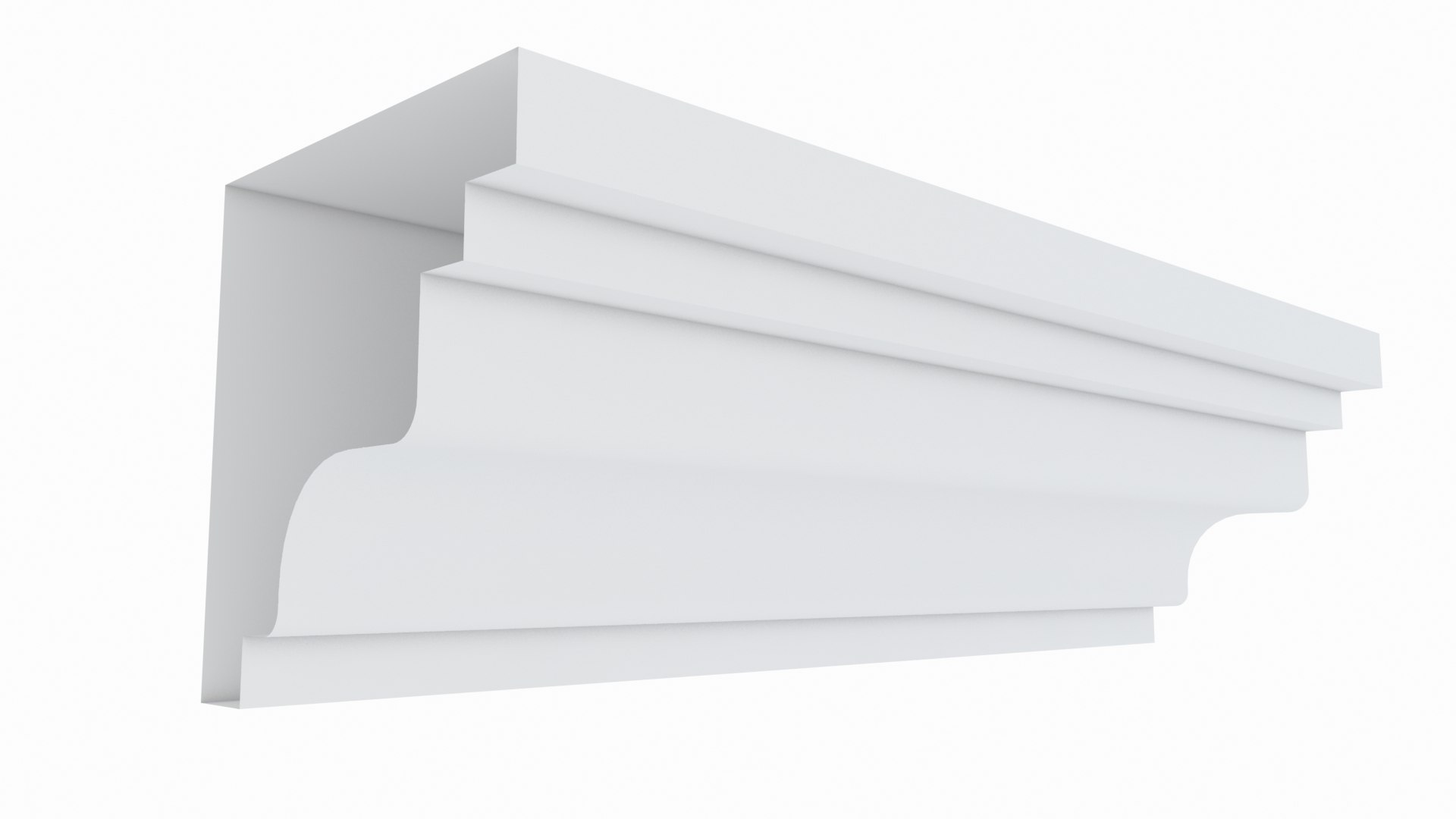 Cornice 155 Straight 3D Model - TurboSquid 2027826
